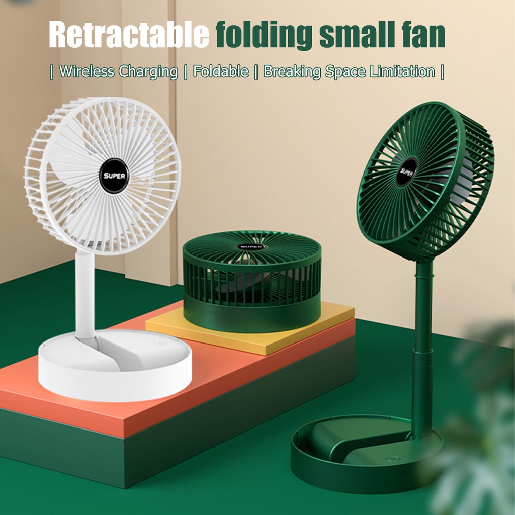 Adjustable Mini Fan Kipas Small Cooling Handy Desk Fan for Home Office ...