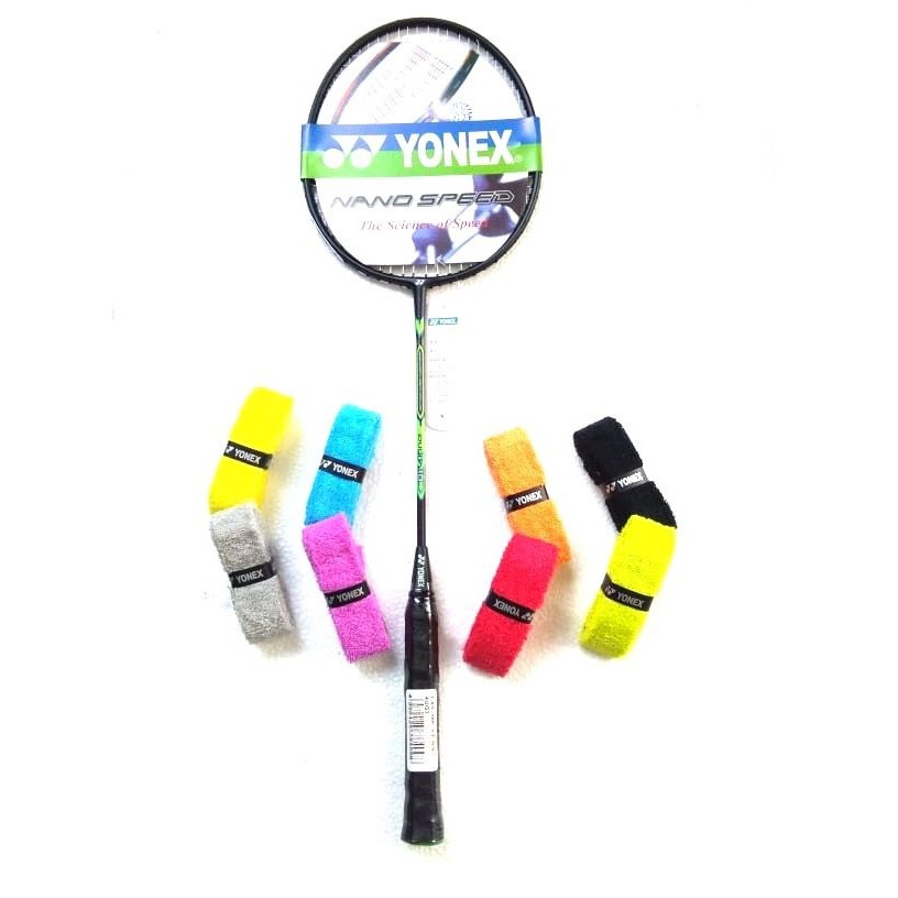 Yonex Badminton Racket 1 SINGLE W/ free yonex Towel Grip 1 pc (RANDOM ...