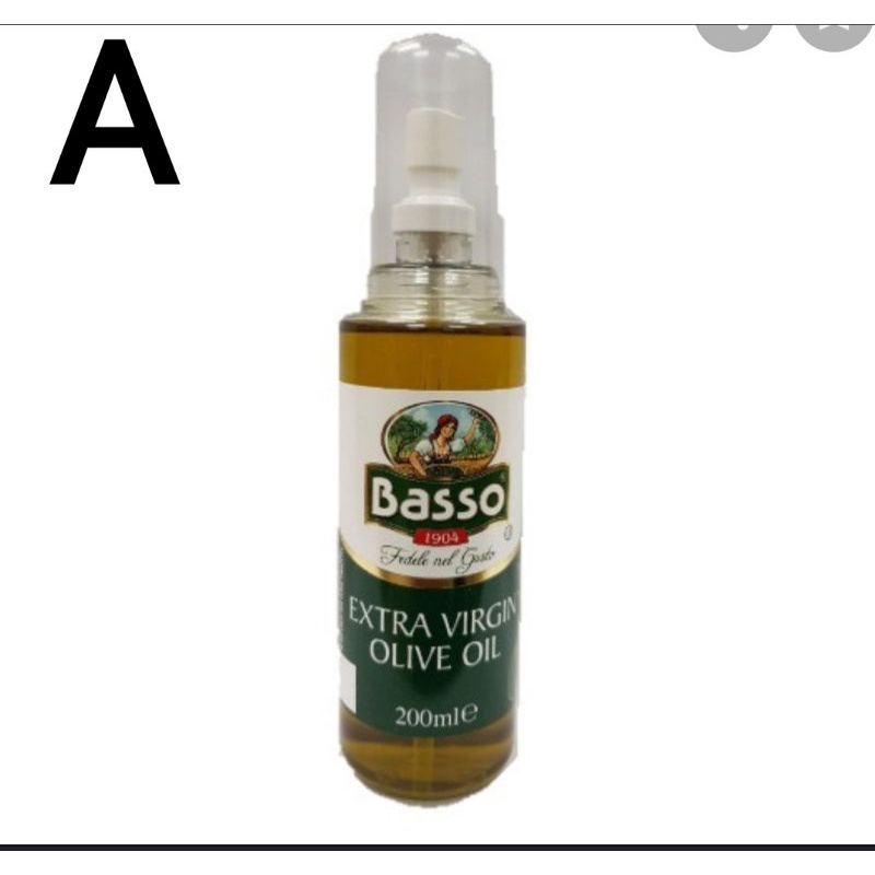 BASSO EXTRA VIRGIN OLIVE OIL SPRAY 200ML 🌟 READY STOCK 🌟 | Shopee Malaysia