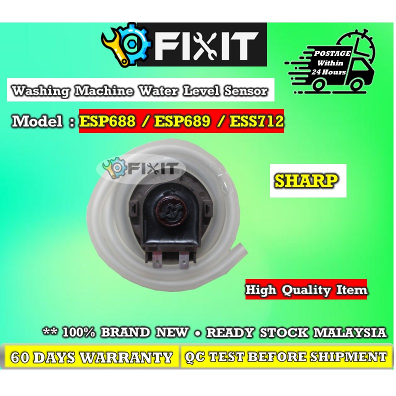 ESP688 / ESP689 / ESS712 SHARP WASHING MACHINE WATER LEVEL SENSOR ...