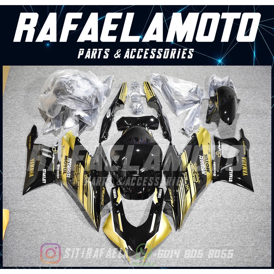 Yamaha YZF R25 R3 V2 Full Coverset Year 2019-2021 Golden | Shopee Malaysia