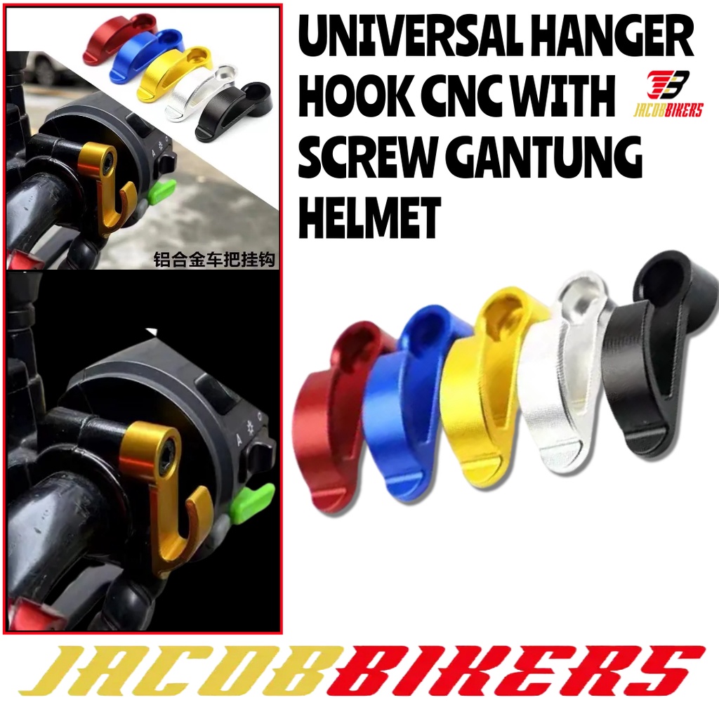UNIVERSAL MOTORCYCLES YAMAHA HONDA HOOK HANGER ADV VARIO XMAX NMAX NVX ...