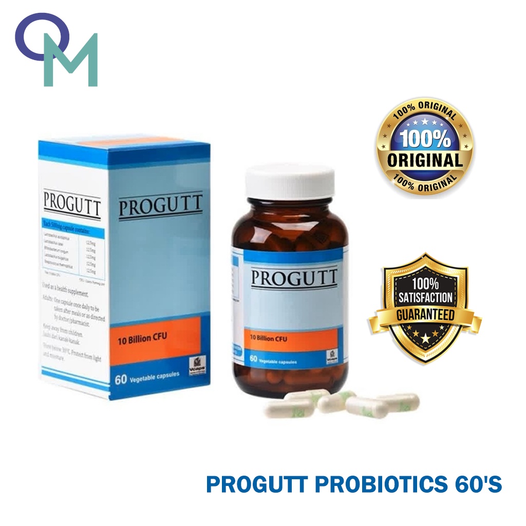 (PROMO) PROGUTT PROBIOTICS 10 BILLION CFU 60'S (EXP 06/2026) | Shopee ...