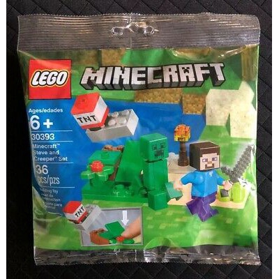 [DrPAB] Lego 30393 Minecraft Steve and Creeper Polybag | Shopee Malaysia