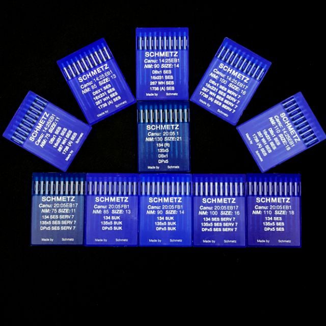Original Schmetz Industrial Sewing Machine Needles / Jarum Mesin Industri | Shopee Malaysia