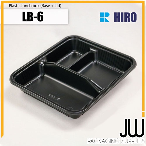 50PCS HIRO LB-6 Food Lunch Box with Lid Bento Take Away TaPao ...