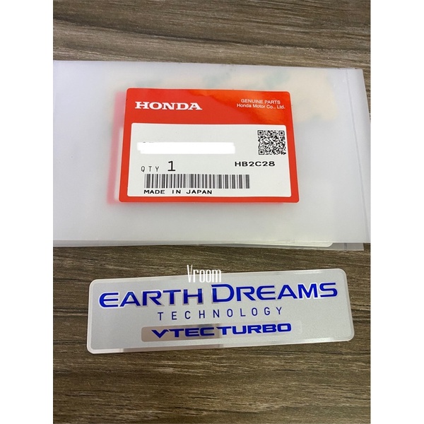 JDM Earth Dreams Technology VTEC TURBO Emblem | Shopee Malaysia