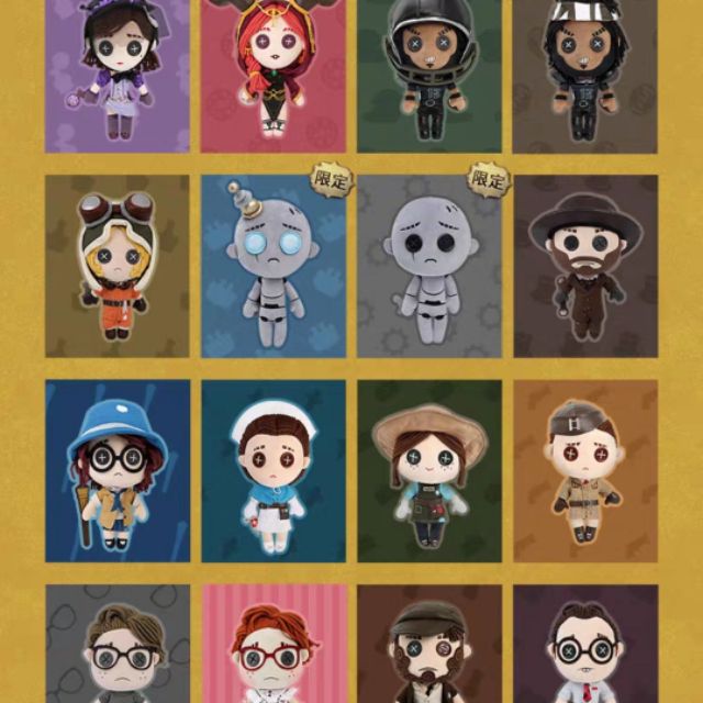 Identity V Official Clothes Changeable Characters Plush Doll Toys ...