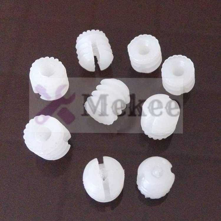 M6x11mm plastic nylon thread insert external internal nut screw ...