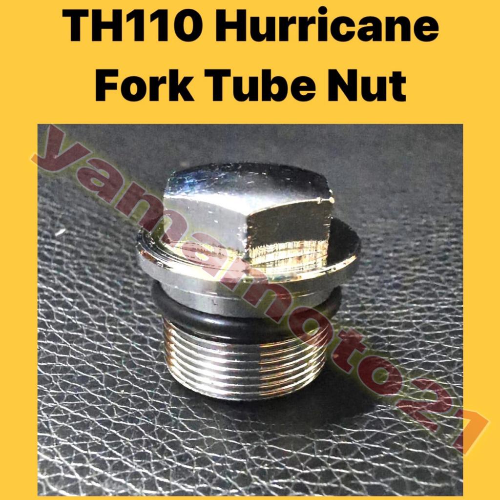 HONDA TH110 HURRICANE KAN FORK TUBE NUT // TH110 HURRICANE FRONT FORK ...