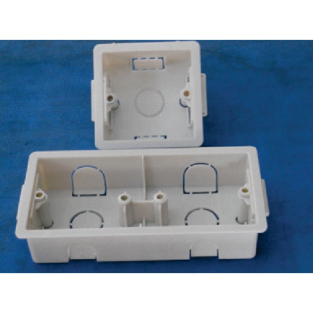Electric Switch & Socket PVC Partition Box 3 x 3 / 3 x 7 Single Double ...