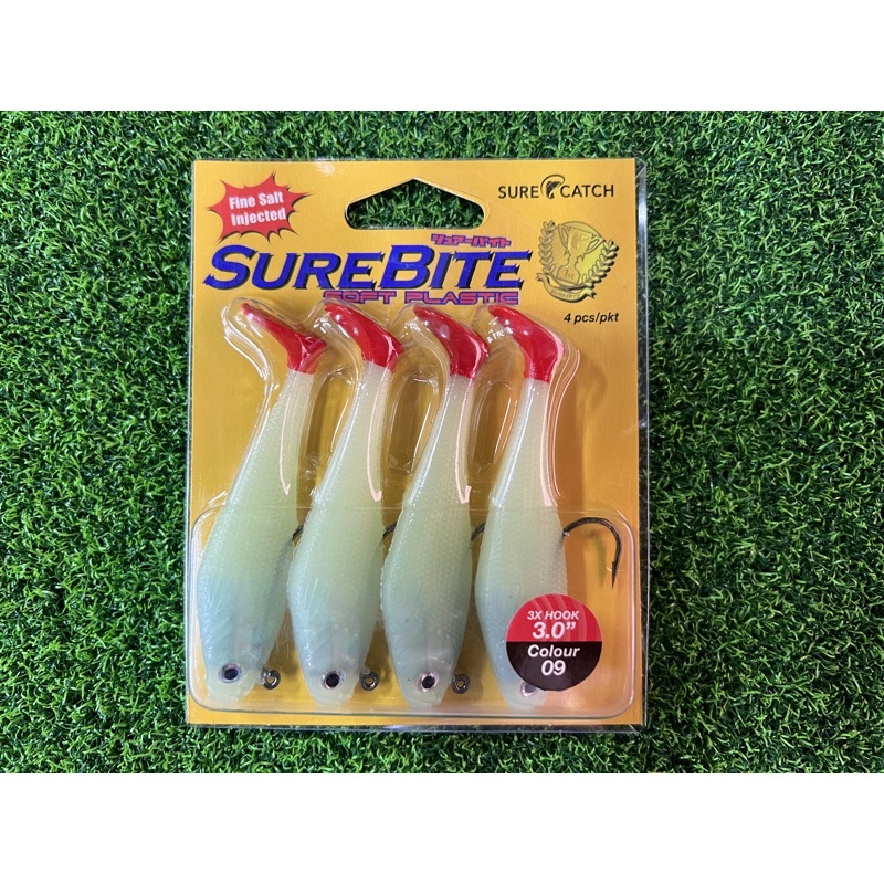 Sure Catch Sure Bite Soft Plastic Silicone Bait Fishing Lure (75mm/3.0 ...