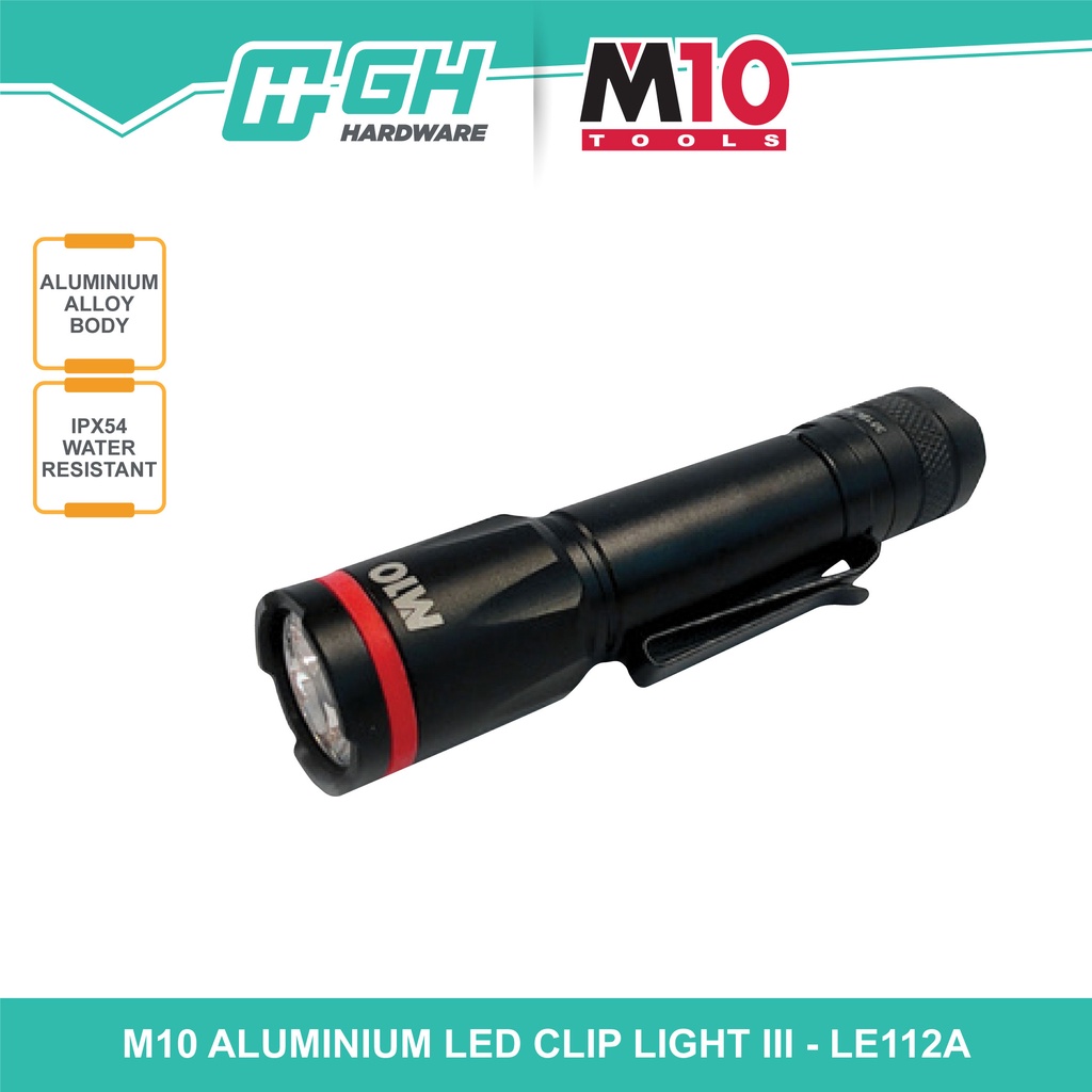 [ GH HARDWARE ] M10 Aluminium LED Clip Light III - LE 112 A ...