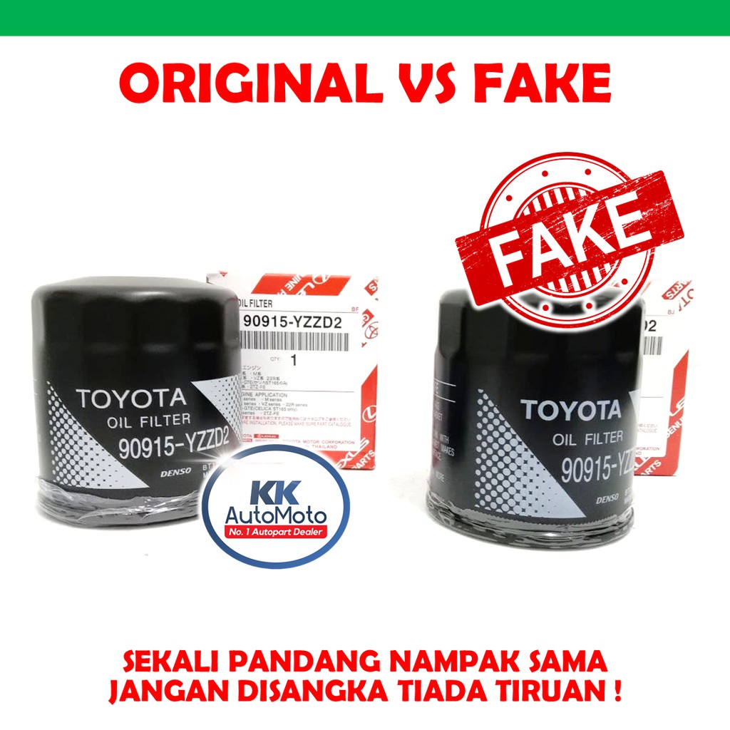Genuine Original Toyota Oil Filter - Old Camry Crown Fortuner Hilux ...
