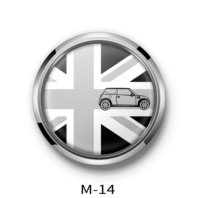 Suitable for MINI cooper hood mesh standard metal modified car logo ...