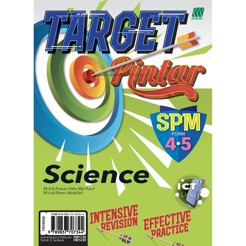 Target Pintar SPM - Science Form 4 & 5 (sasbadi) | Shopee Malaysia