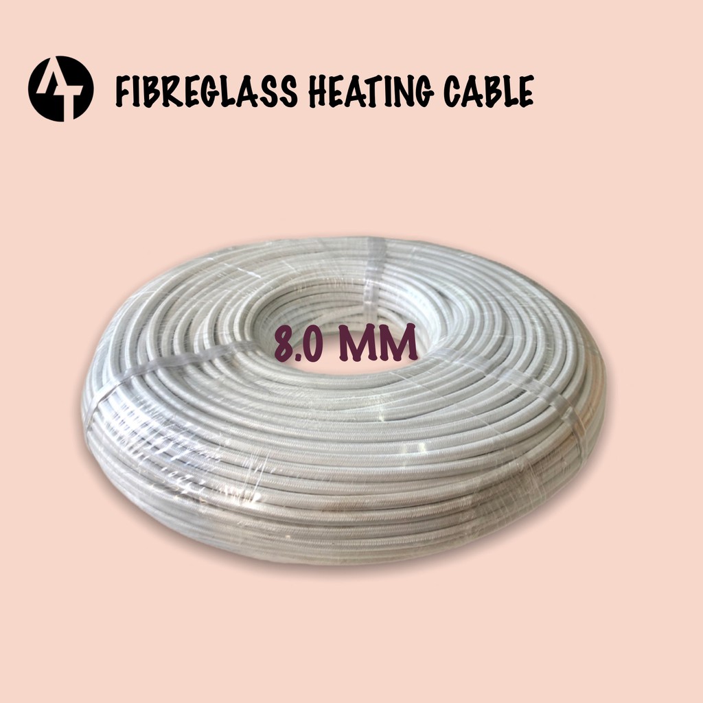 Fibreglass Heater Cable (Ø0.75mm / Ø1.25mm / Ø1.5mm / Ø2.5mm / Ø4mm ...