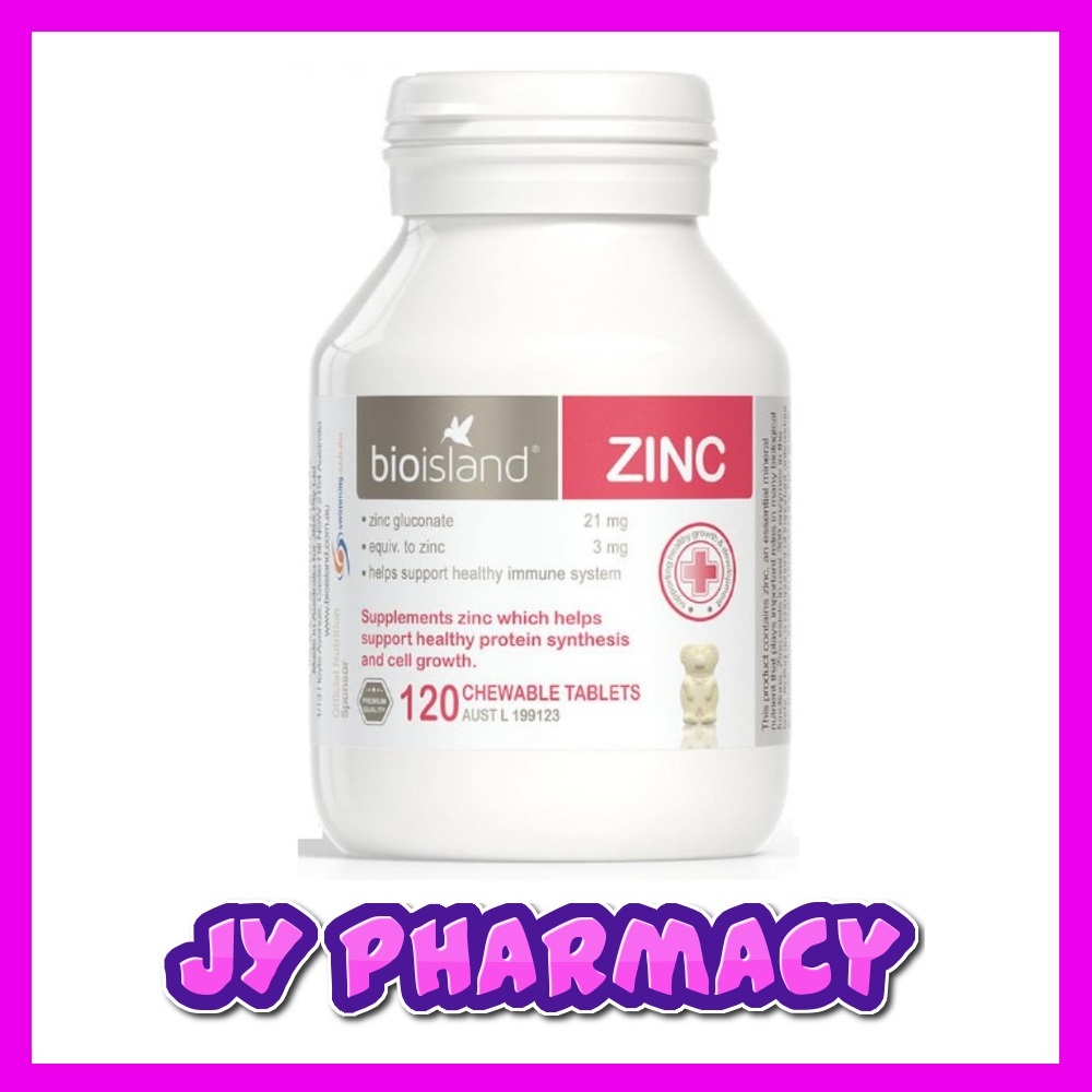 Bio Island Zinc ( 120 Chewable Tablets ) ( Made In Australia ) | Shopee ...
