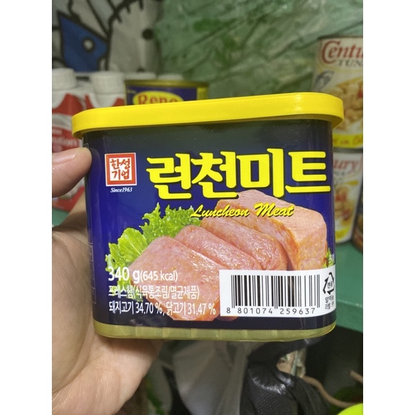 Hansung Authentic Korean Luncheon Meat Spam 340g | Shopee Malaysia