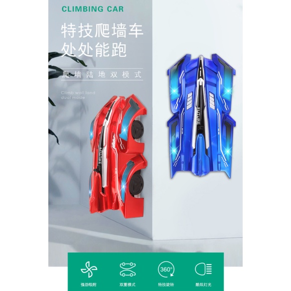 🚘 WIRELESS REMOTE CONTROL STUNT WALL CLIMBING CAR TOYS 🚘 车玩具 🚘 | Shopee ...