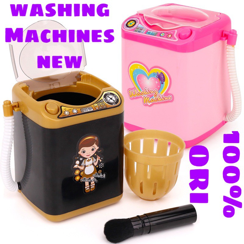 💯🔥HOT🔥💯 - Electric mini black washing machine with dehydration bucket ...