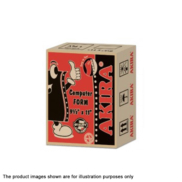 AKIRA 9½ " x 11" Inch 3PLY NCR Computer Form Paper 500 Fans - Red Box ...