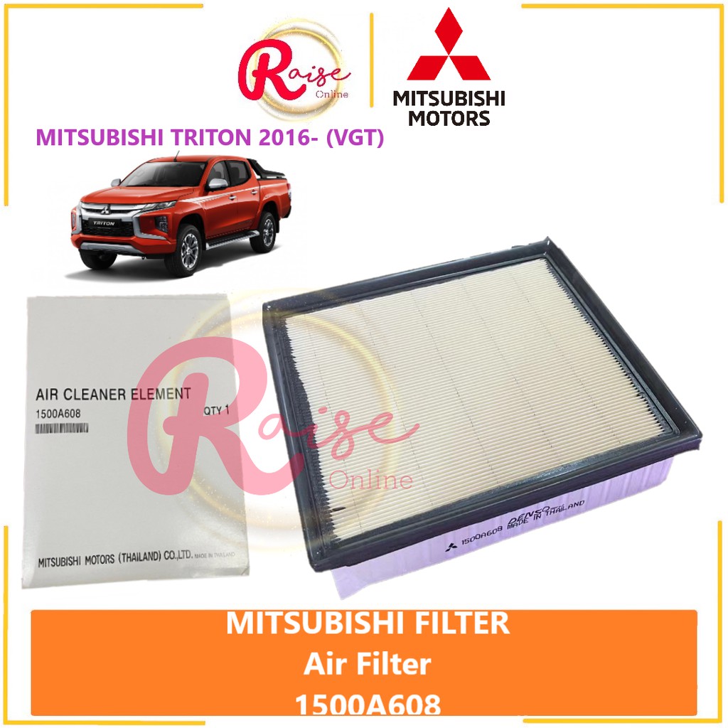 Original Mitsubishi Engine Air Filter for Triton VGT 2016 Mivec 2017 ...