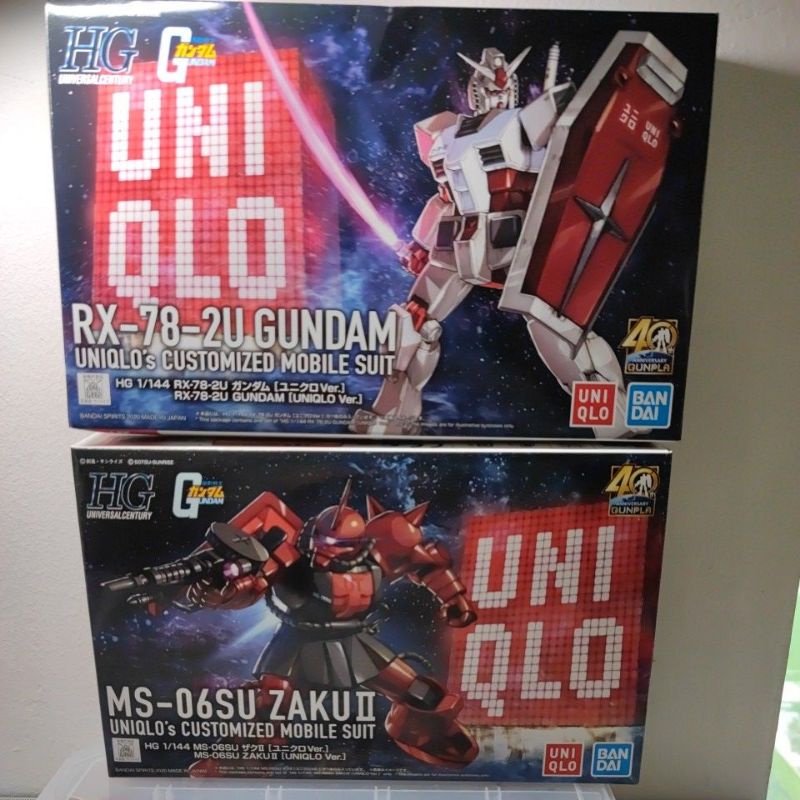 UNIQLO UT Collections X GUNPLA's 40th Anniversary RX-78-2U Gundam & MS ...