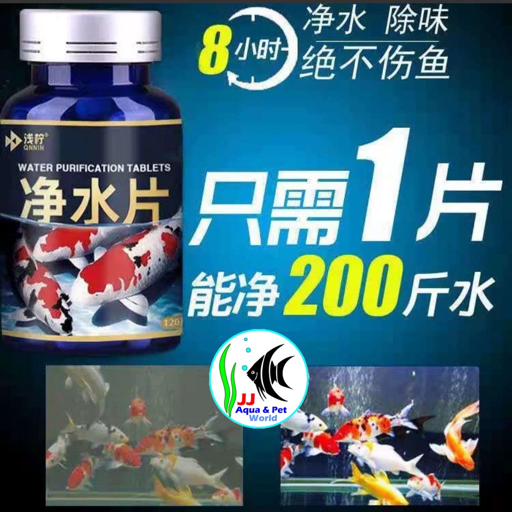 [READY STOCK] 净水片 Fish tank water purifying agent shuiliqing tablet ...