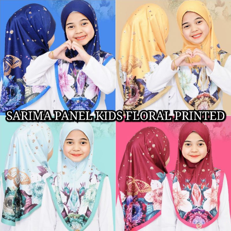 SARIMA PANEL KIDS FLORAL PRINTED (BORONG SAHAJA) | Shopee Malaysia