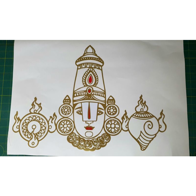 GOD TIRUPATHi BALAJI STICKER, CAR STICKER,GLASS STICKER. | Shopee Malaysia
