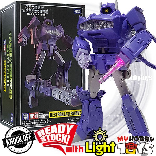 KO Transformable Robot - Masterpiece MP-29 Laserwave / Shockwave ...