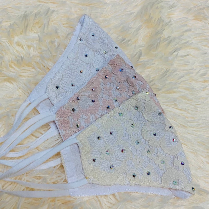 Bridal Mask . Pelitup Muka Pengantin PKP . Penutup Muka Nikah Kahwin ...