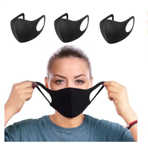 1PC CLOTH FACEMASK Mask Corona Mask Hygiene Adult MaskKain Topeng Muka ...