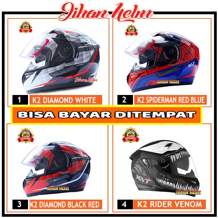 Helmet/helmet KYT/KYT/Helmet KYT FULL FACE K2 RIDER DIAMOND BLACK RED ...
