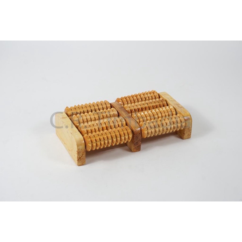 Urut Kayu Kaki 2 Baris 4 Baris Wooden Feet Reflexology Massage Urut Tapak Kaki Shopee