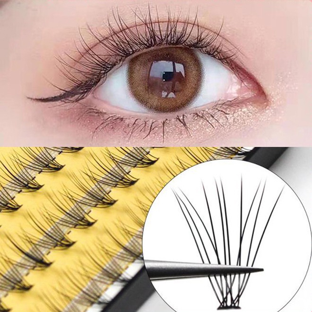 10/20/30D Eyelashes Extension Fluffy Thick Individual Eyelashes 60 Pcs ...