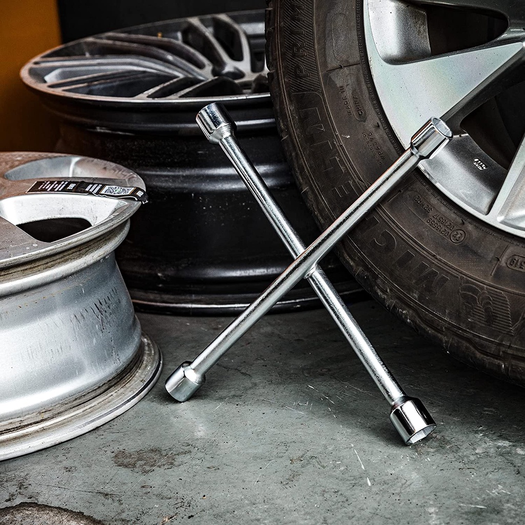 S2U Heavy Duty Cross Wrench Car Truck Lug Wrench Tyre Opener Spanar ...