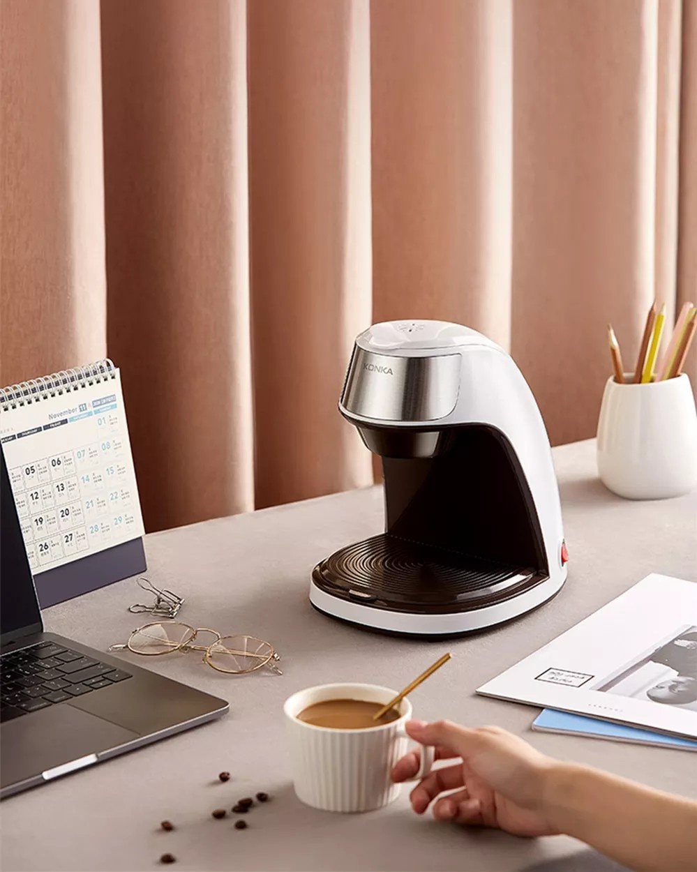 Konka Mini Coffee Machine [30RM Coupon Ends August 25st] KCF-CS2 ...
