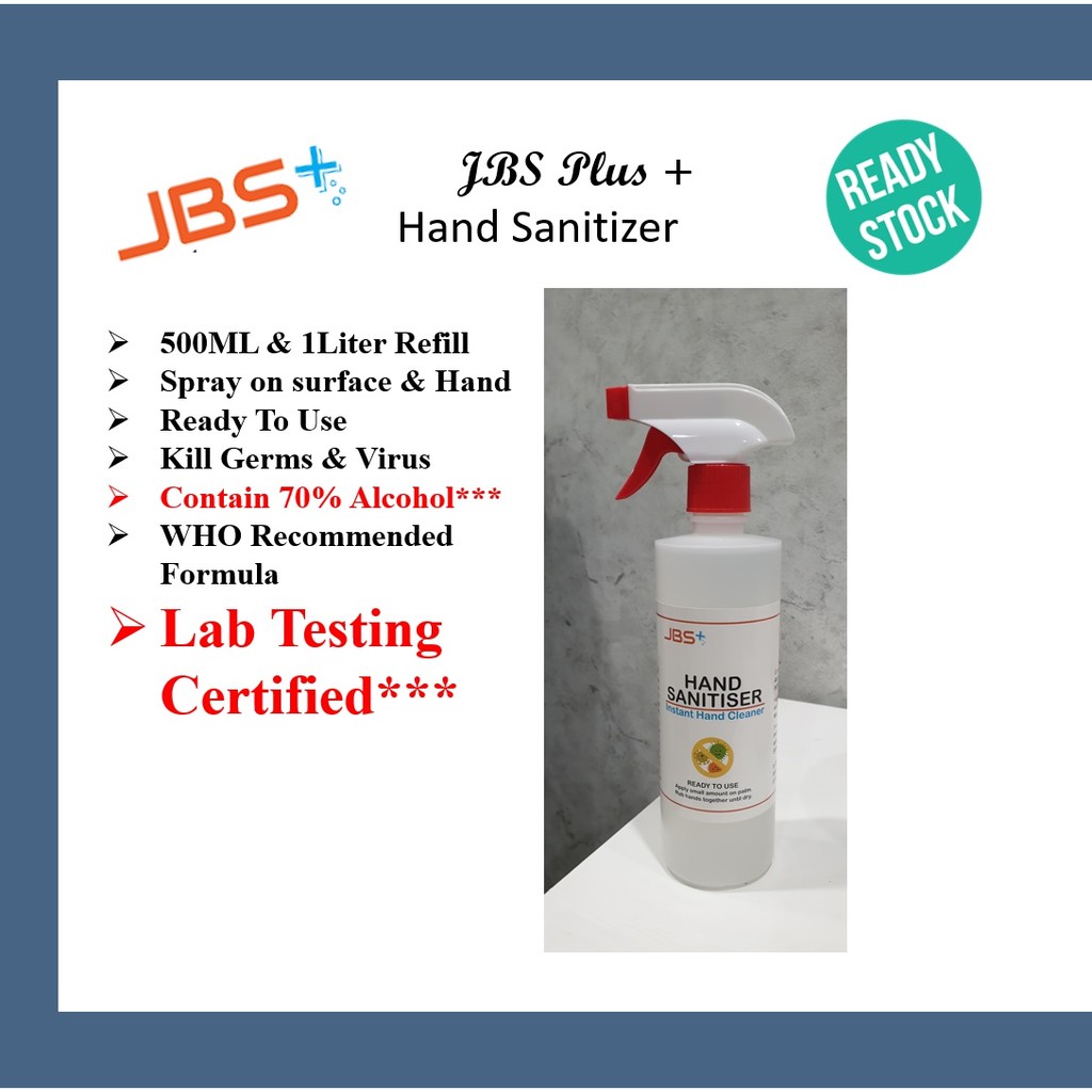 [🔥With Alcohol🔥] 500ML & 1 Liter ReFill Sanitizer 70% Alcohol ...