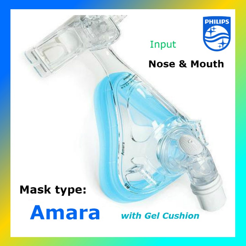 Philips Respironics CPAP Full Face Mask Amara Gel | Shopee Malaysia