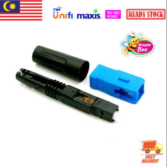 SC UPC fast connector Optic Fiber Quick Fast Connector Adapter | Shopee ...