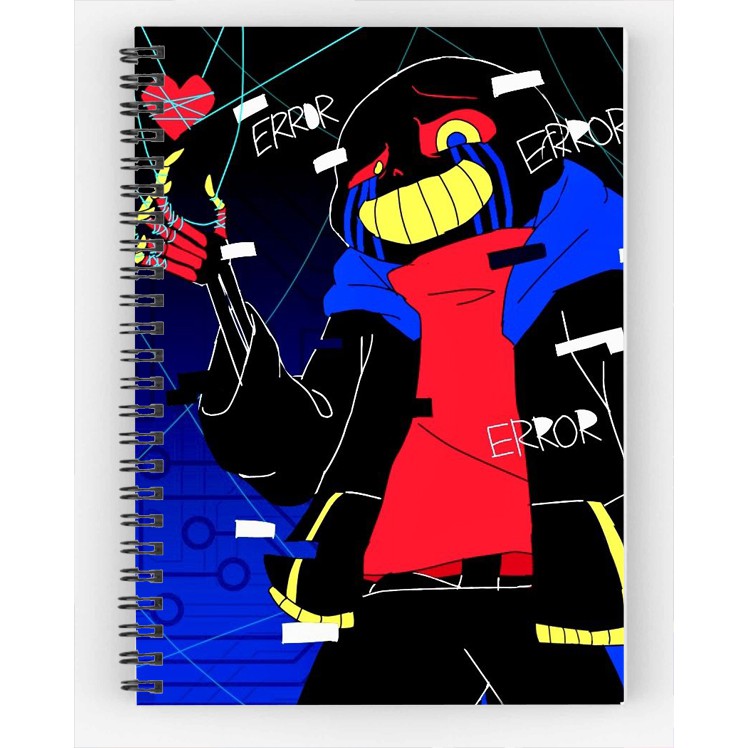 Notebook sans undertale erro ink cross dream fellswap fresh geno horror ...