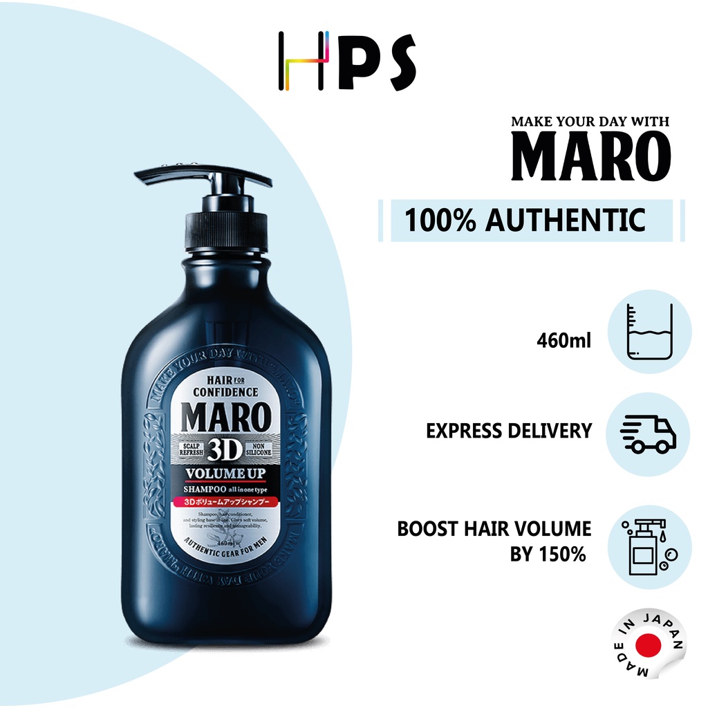 MARO 3D Volume Up Hair Shampoo EX 460ML | Shopee Malaysia