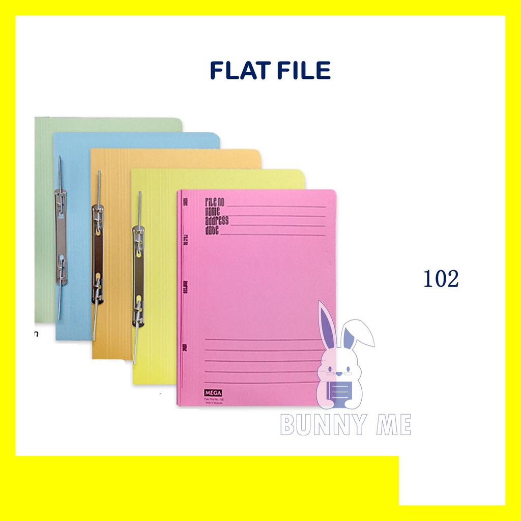 MEGA FLAT FILE 102 WITH METAL SPRING | Shopee Malaysia