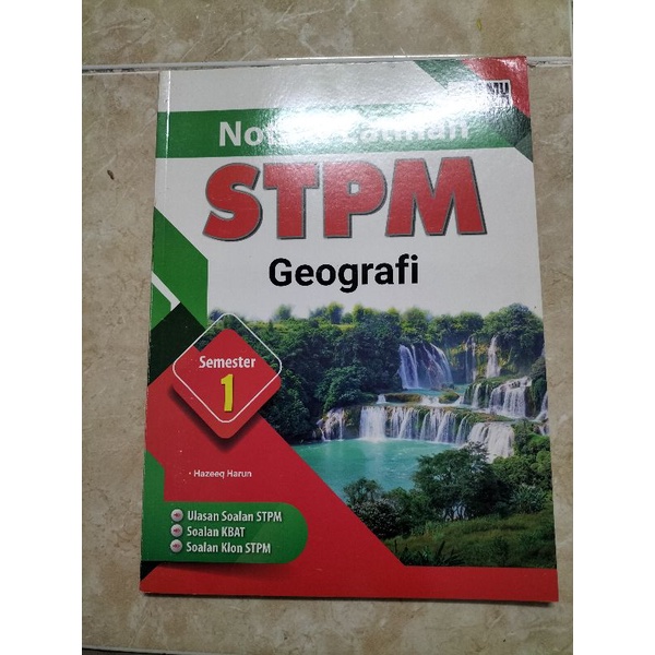 Buku Nota &Latihan STPM Geografi | Shopee Malaysia