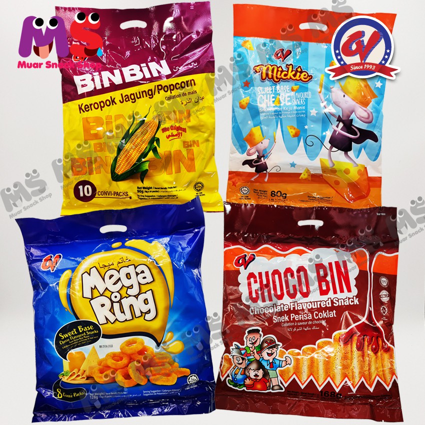 CV Corn Snack / Keropok Jagung | BinBin Popcorn | Choco Bin Chocolate ...