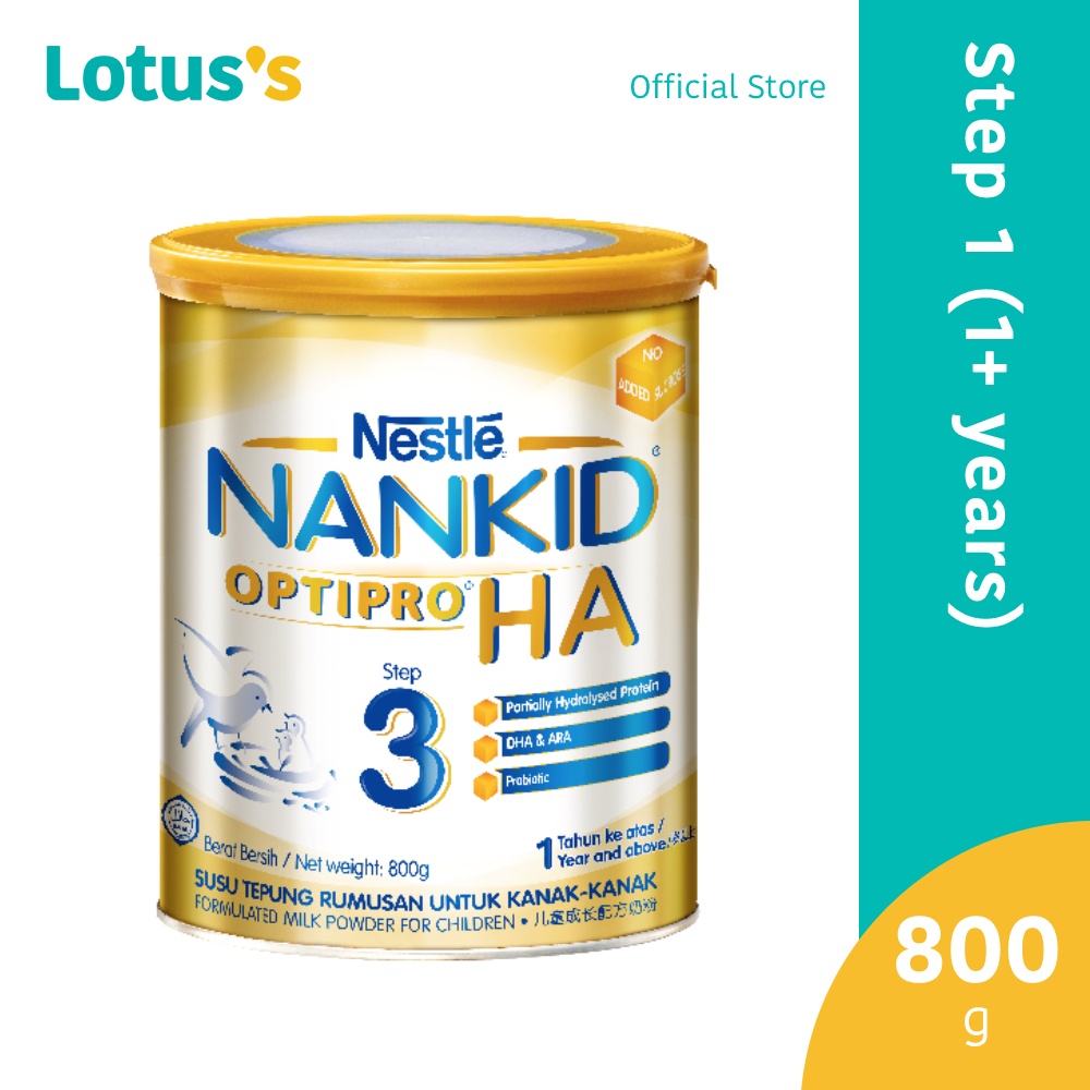 Nestle Nankid Optipro Ha Grow 3 800G (Specialty) | Shopee Malaysia