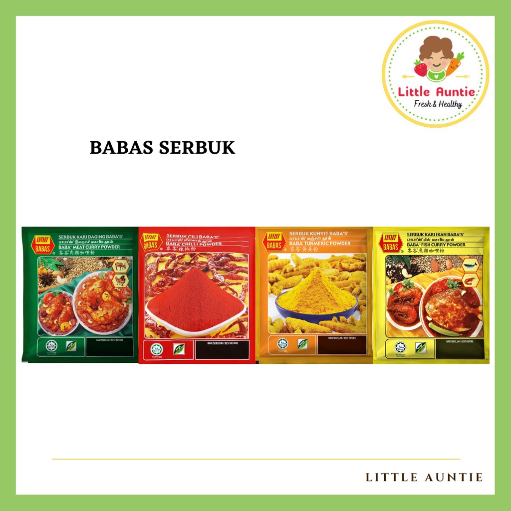 Baba's Serbuk 25g (Curry/Chilli/Turmeric/Fish Curry) | Shopee Malaysia