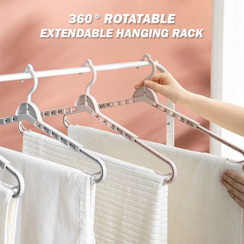 Extendable Shirt and Clothes Hanger Rotatable Shirt Hangers For Blanket ...